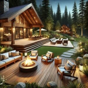 Step 7 - Cabin Outdoor Spaces | Firepits, Decks, and Landscaping | Architecture Student Chronicles
